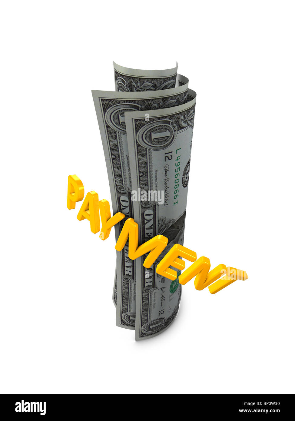 3d image, conceptual Payment, isolated over white background Stock ...