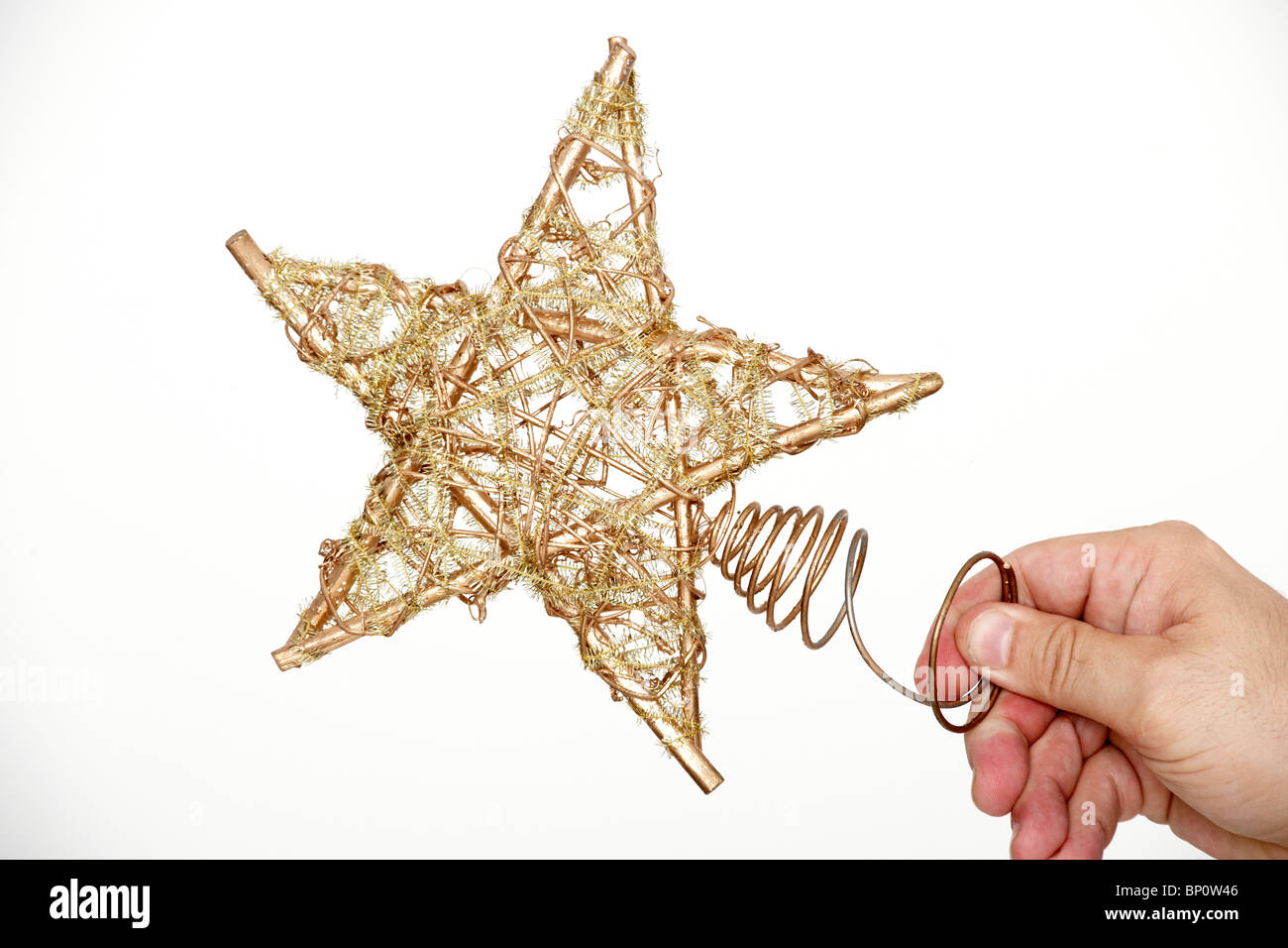 Hand holding decorative star Stock Photo - Alamy