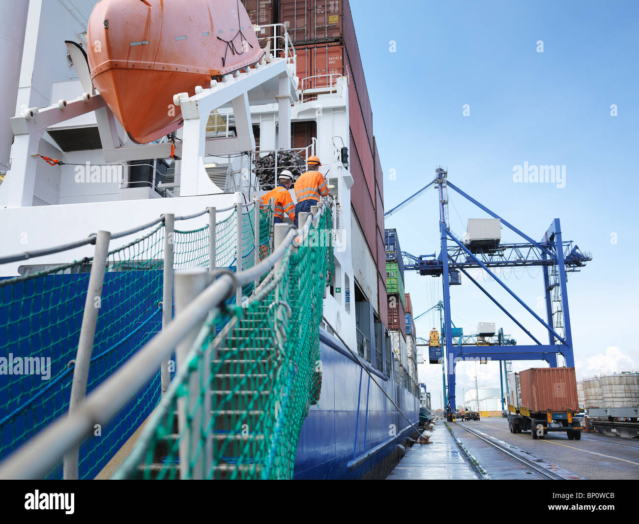 Cargo Ship Rear View High Resolution Stock Photography and Images - Alamy