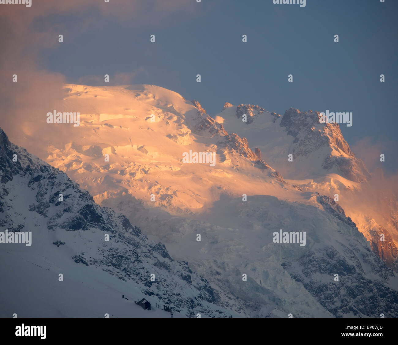 Mont Blanc mountain range, Chamonix, France Stock Photo - Alamy