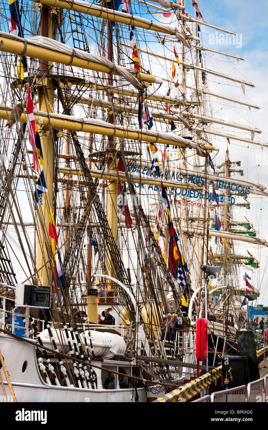 Tall Ships Race 2010, Hartlepool, Cleveland, North East England, UK ...