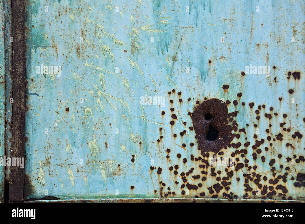 Rusty scratched worn metal surface. Background texture Stock Photo - Alamy