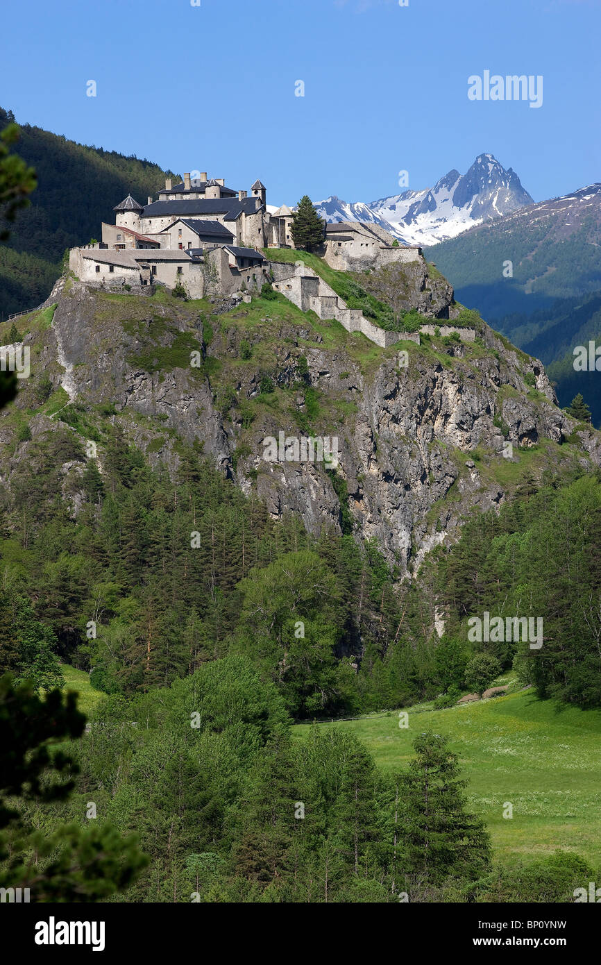 France, Alps, Queyras, Château-Queyras, Fort Queyras Stock Photo - Alamy