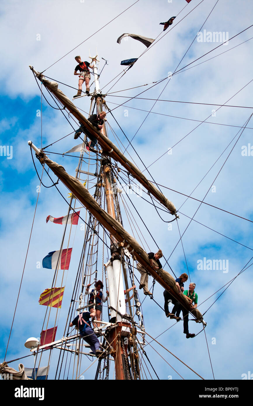 Tall Ships Race 2010, Hartlepool, Cleveland, North East England, UK ...