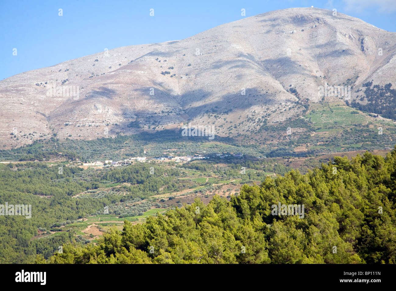 Embonas village mount ataviros hi-res stock photography and images - Alamy