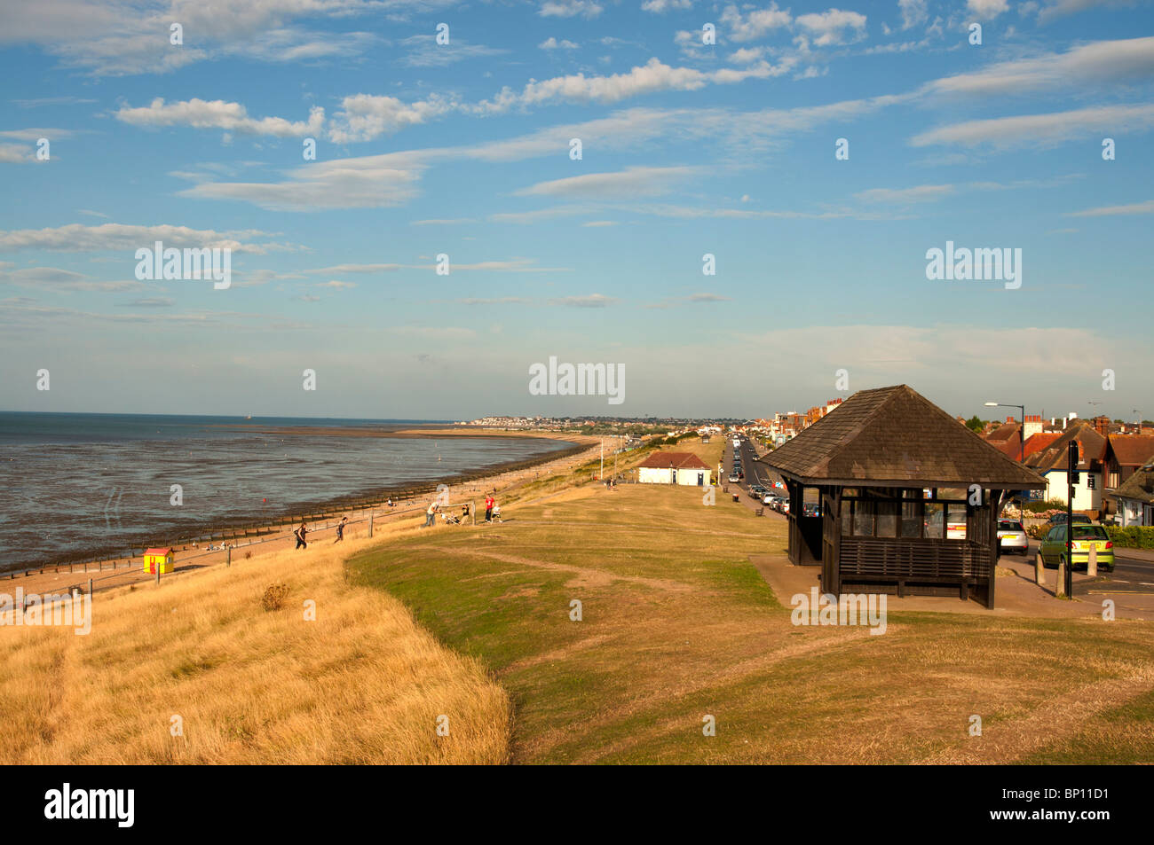beach huts tankerton whitstable kent england UK Stock Photo - Alamy
