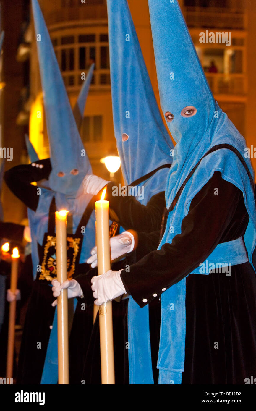 Semana Santa, (Holy Week) celebrations, Malaga, Andalucia, Spain Stock ...