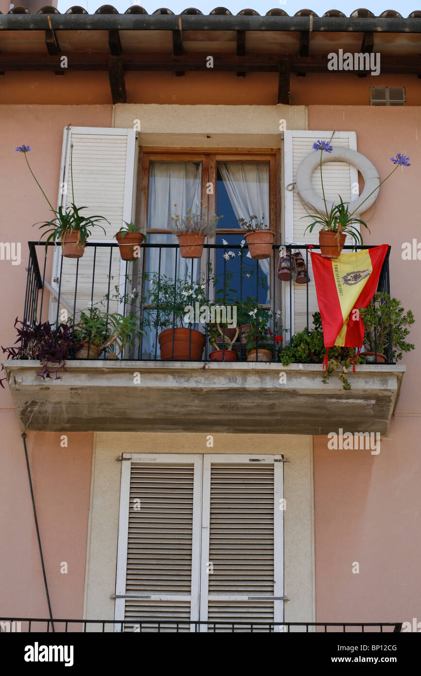 a balcony in spain Stock Photo - Alamy