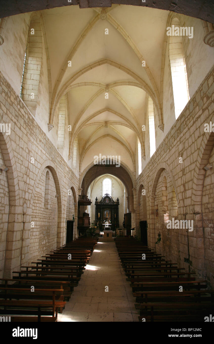 France, Aquitaine (Perigord), Dordogne, Chancelade, Notre ame de ...