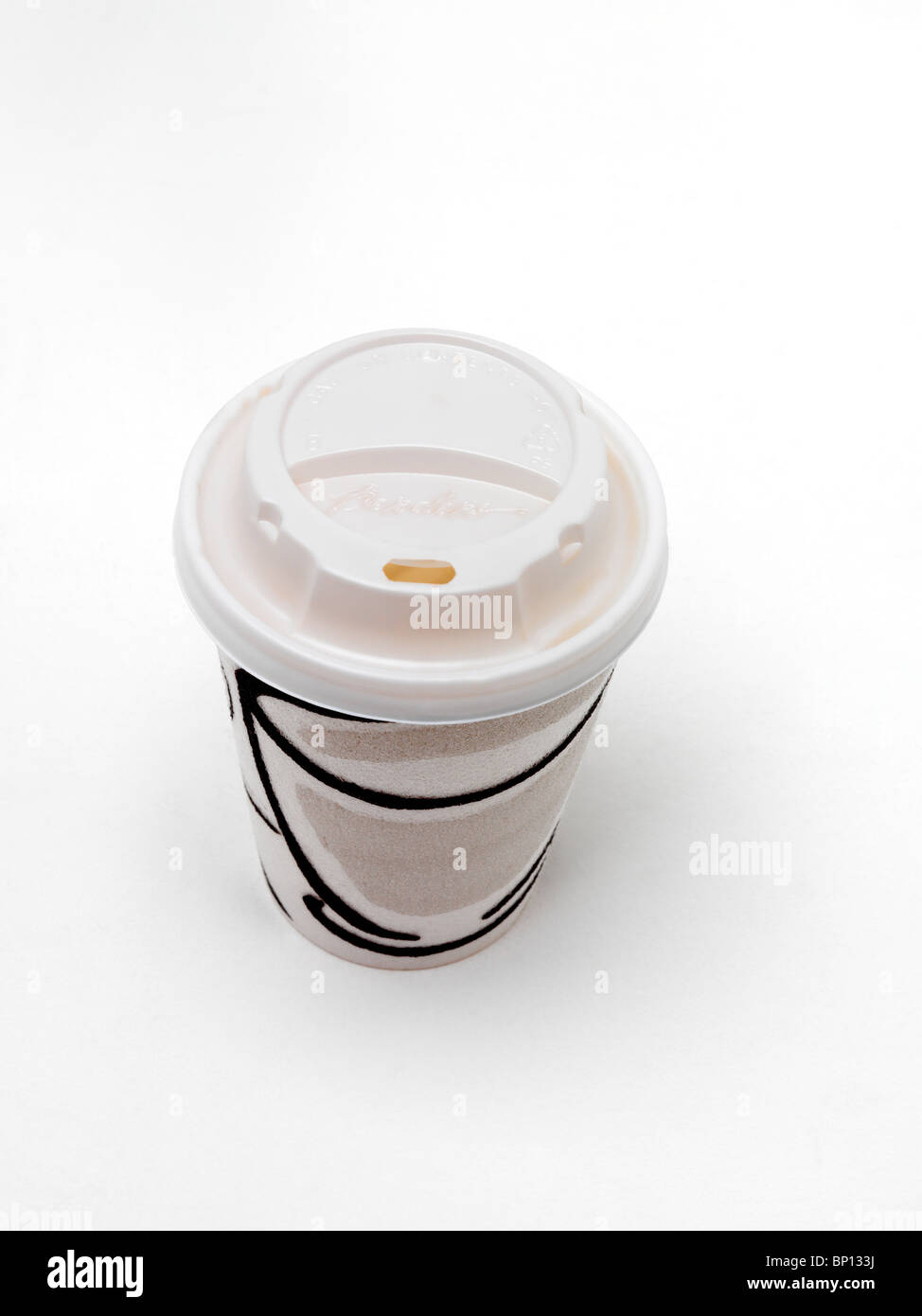 polystyrene cup and lid Stock Photo - Alamy