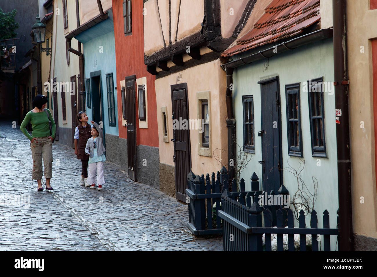 The golden lane at prague castle hi-res stock photography and images ...