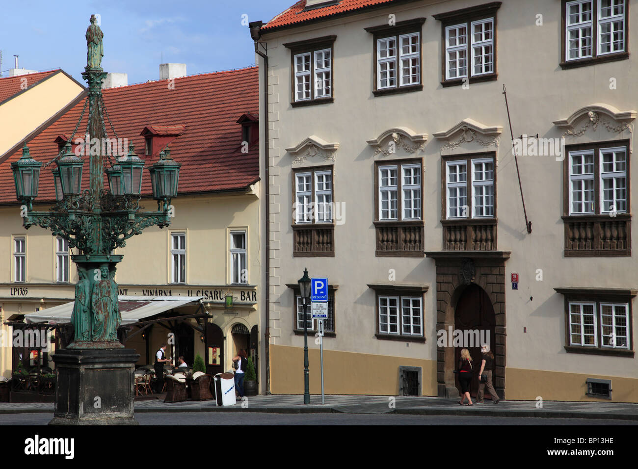 Czech Republic, Prague, Loretanska Street scene Stock Photo - Alamy