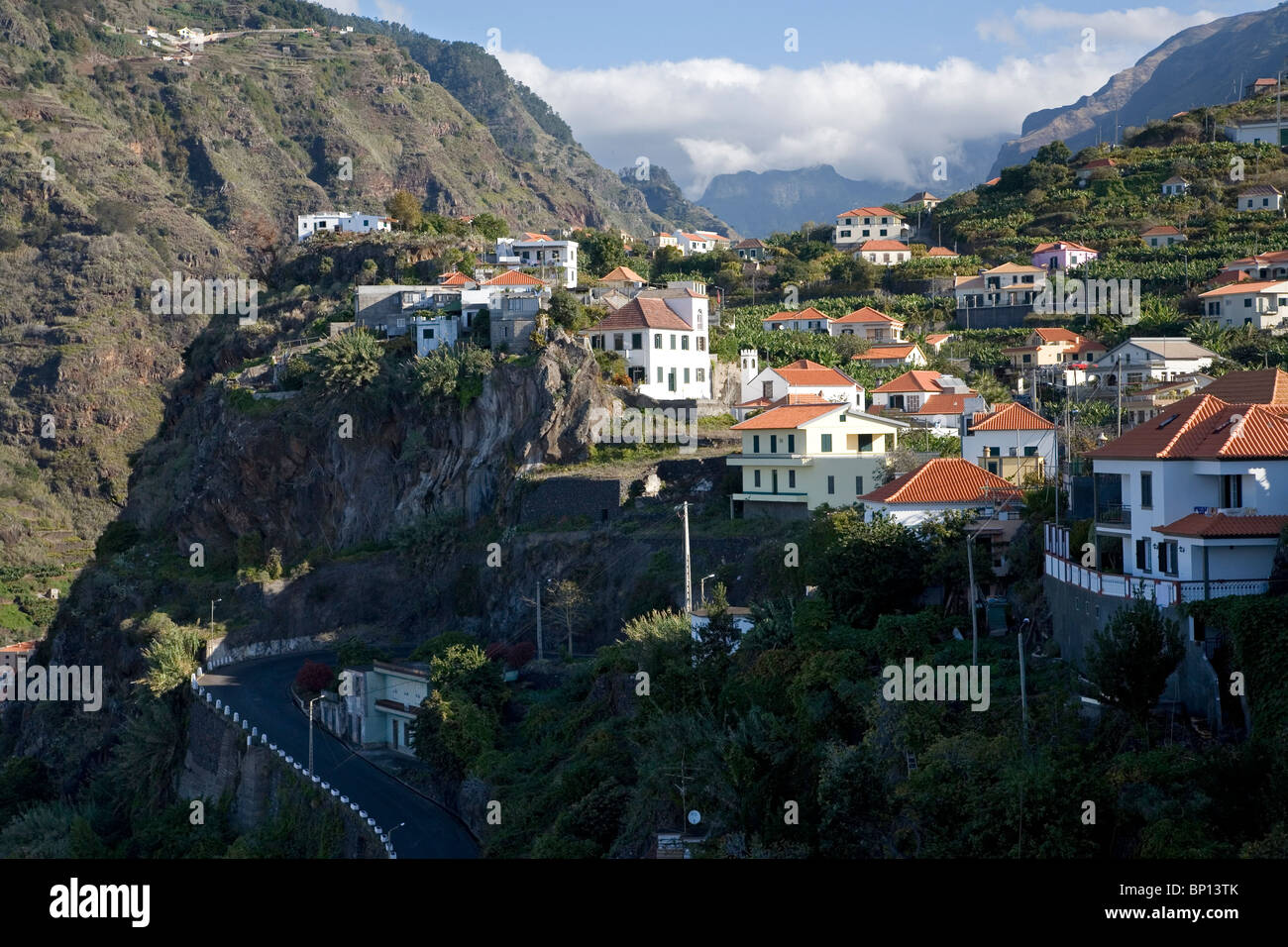 Mountain village, Madeira Stock Photo - Alamy