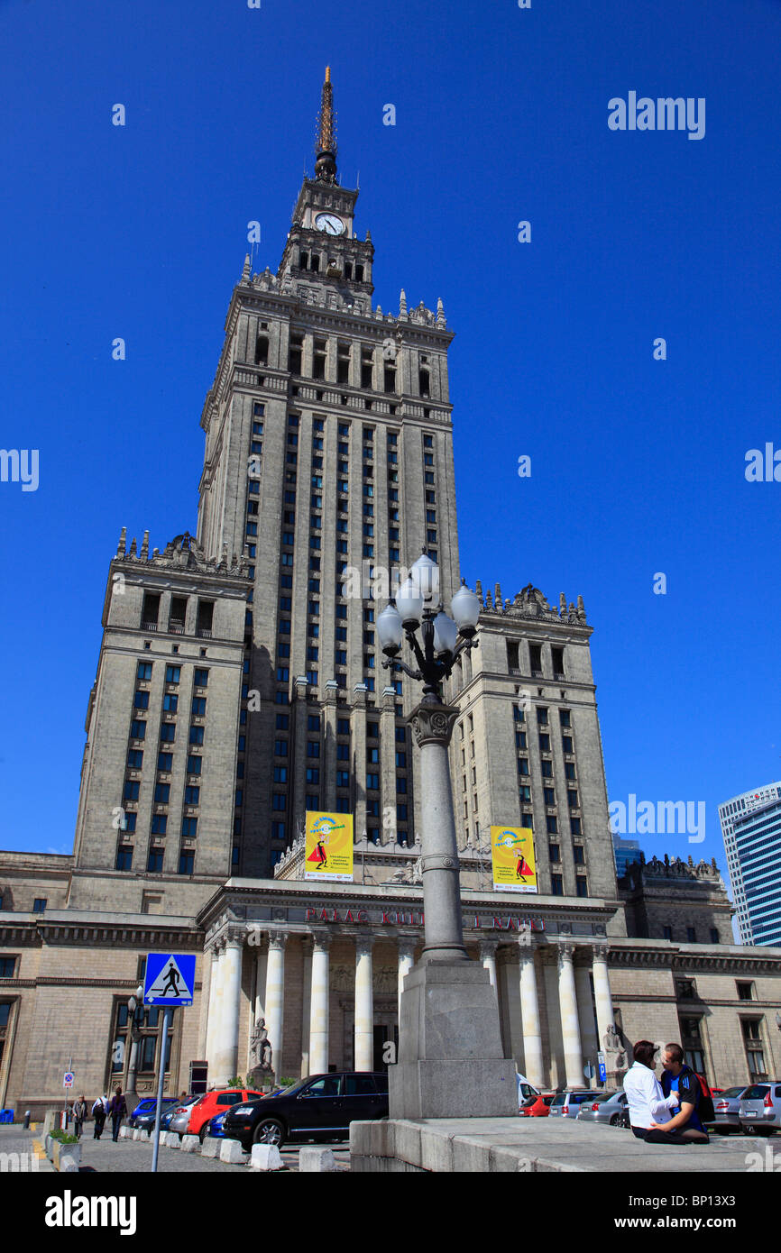 Warsaw palace of science and culture hi-res stock photography and ...