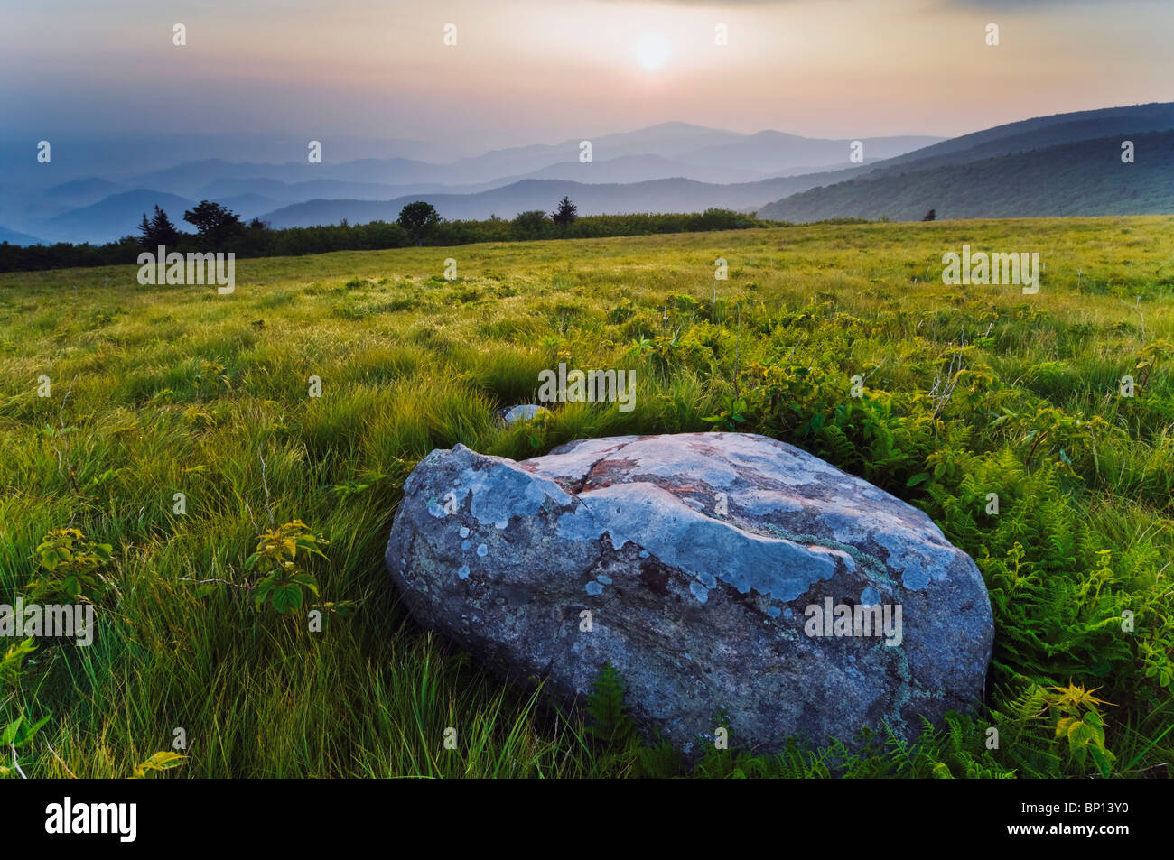Tennessee, United States Of America; Blue Ridge Mountains Viewed From ...