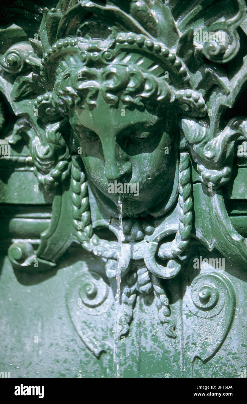 France, Paris, public fountain Stock Photo - Alamy