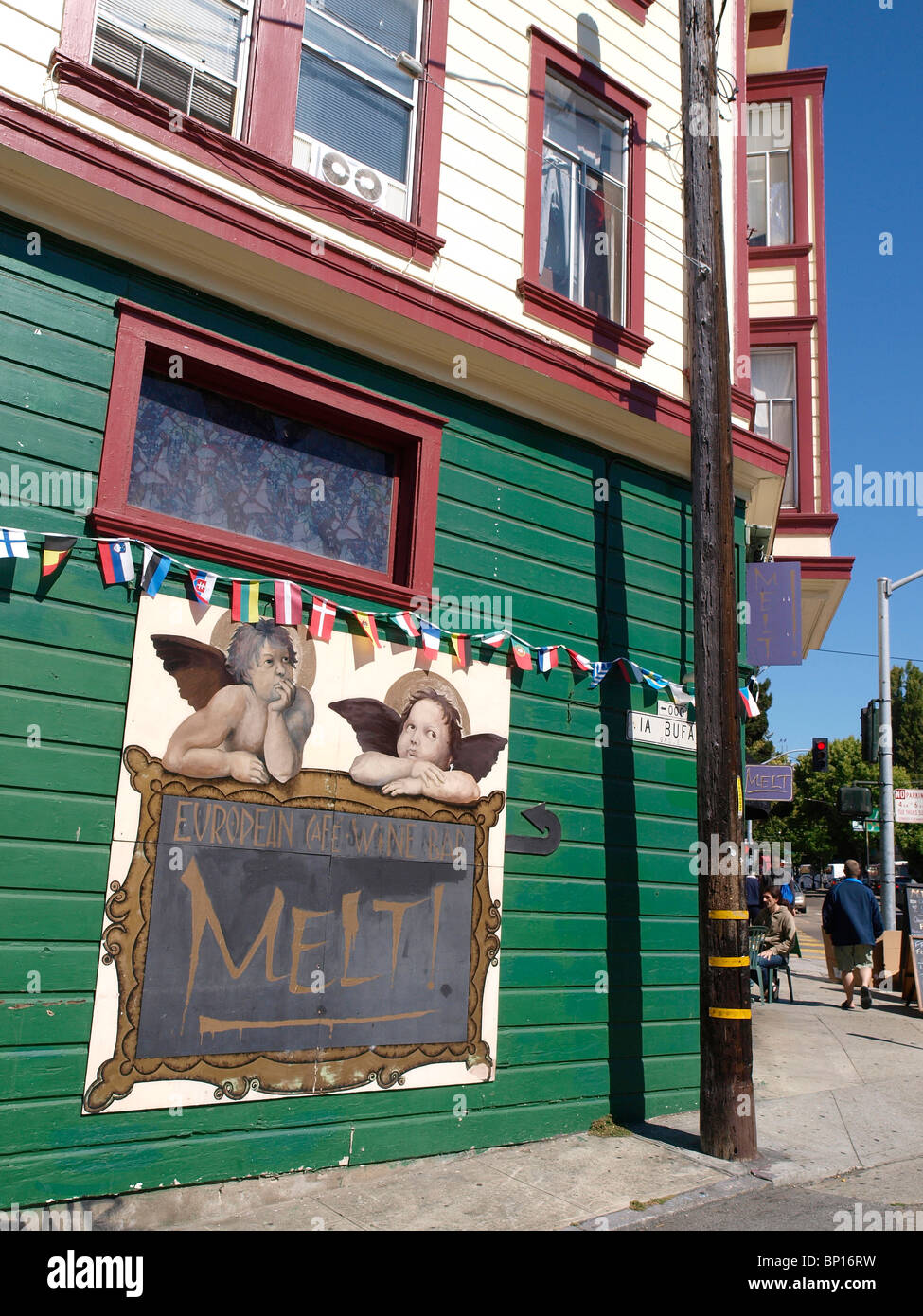 Melt Cafe North Beach San Francisco Stock Photo - Alamy