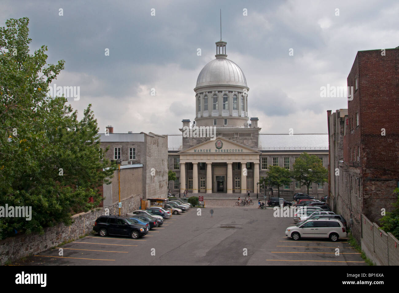 A view of Bonsecours Market Stock Photo - Alamy