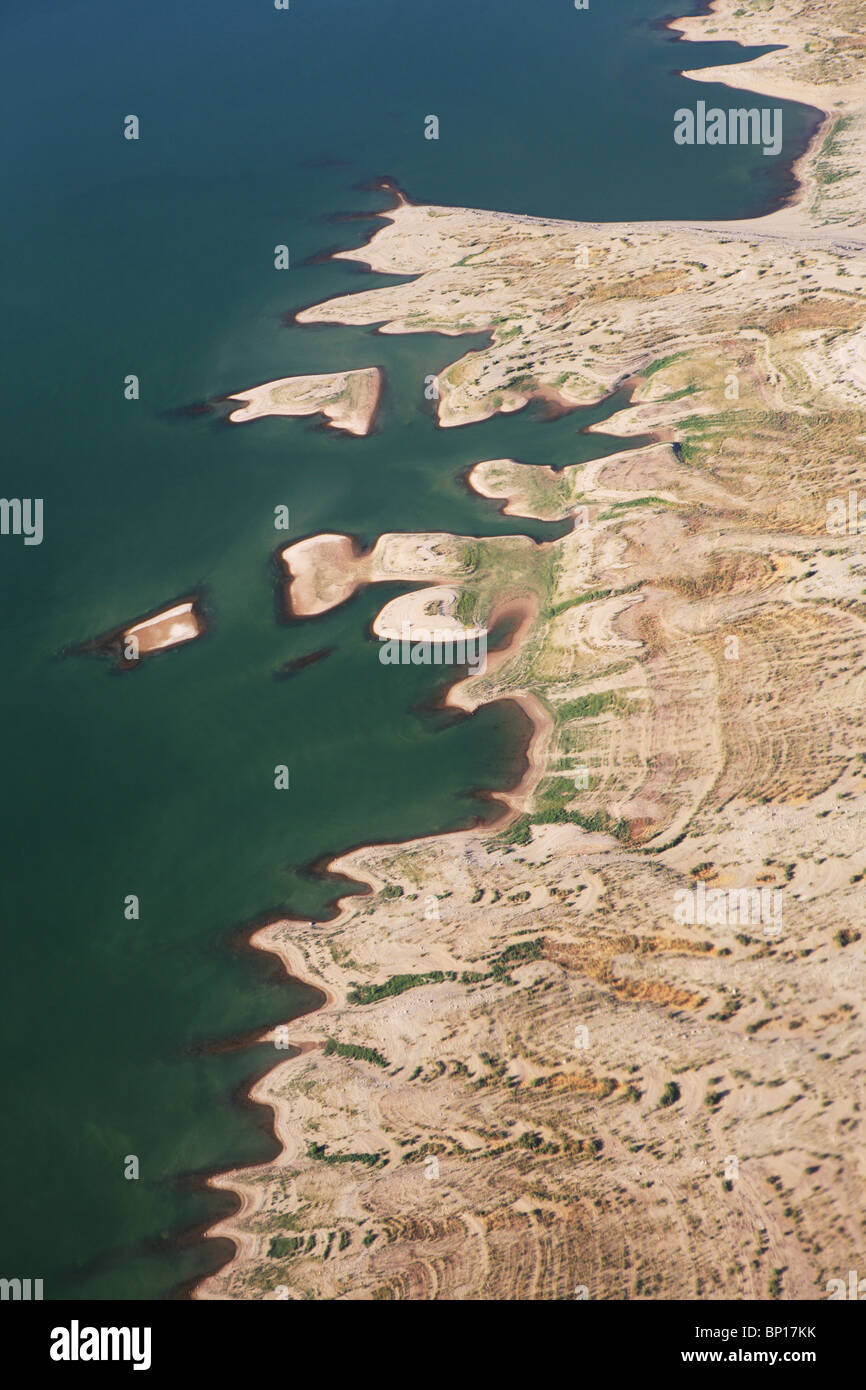 Aerial view over Lake Mead, Las Vegas, Nevada, US Stock Photo - Alamy