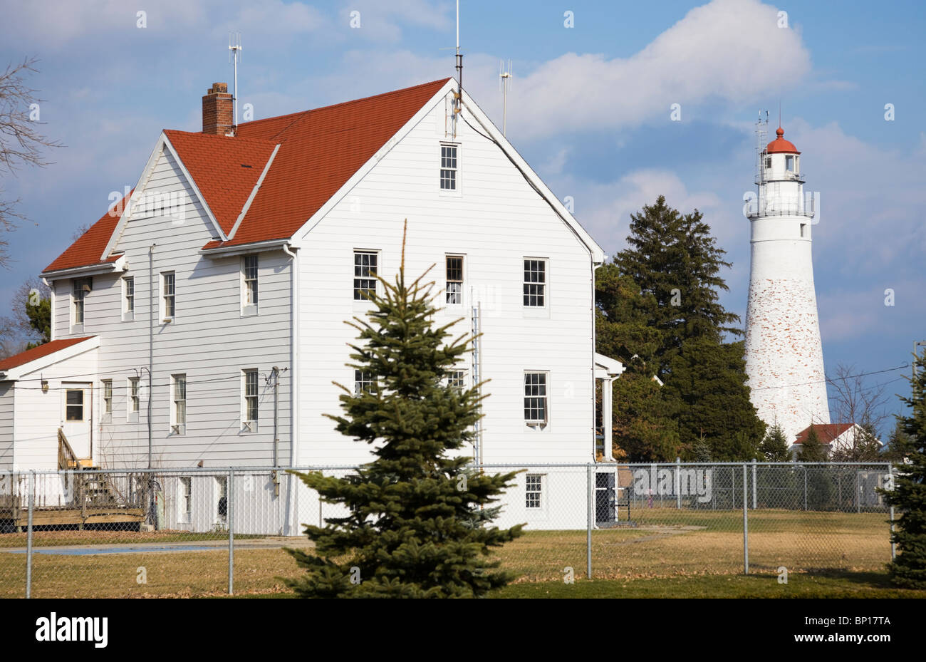 Fort Gratiot Lighthouse - Port Huron, Michigan Stock Photo - Alamy