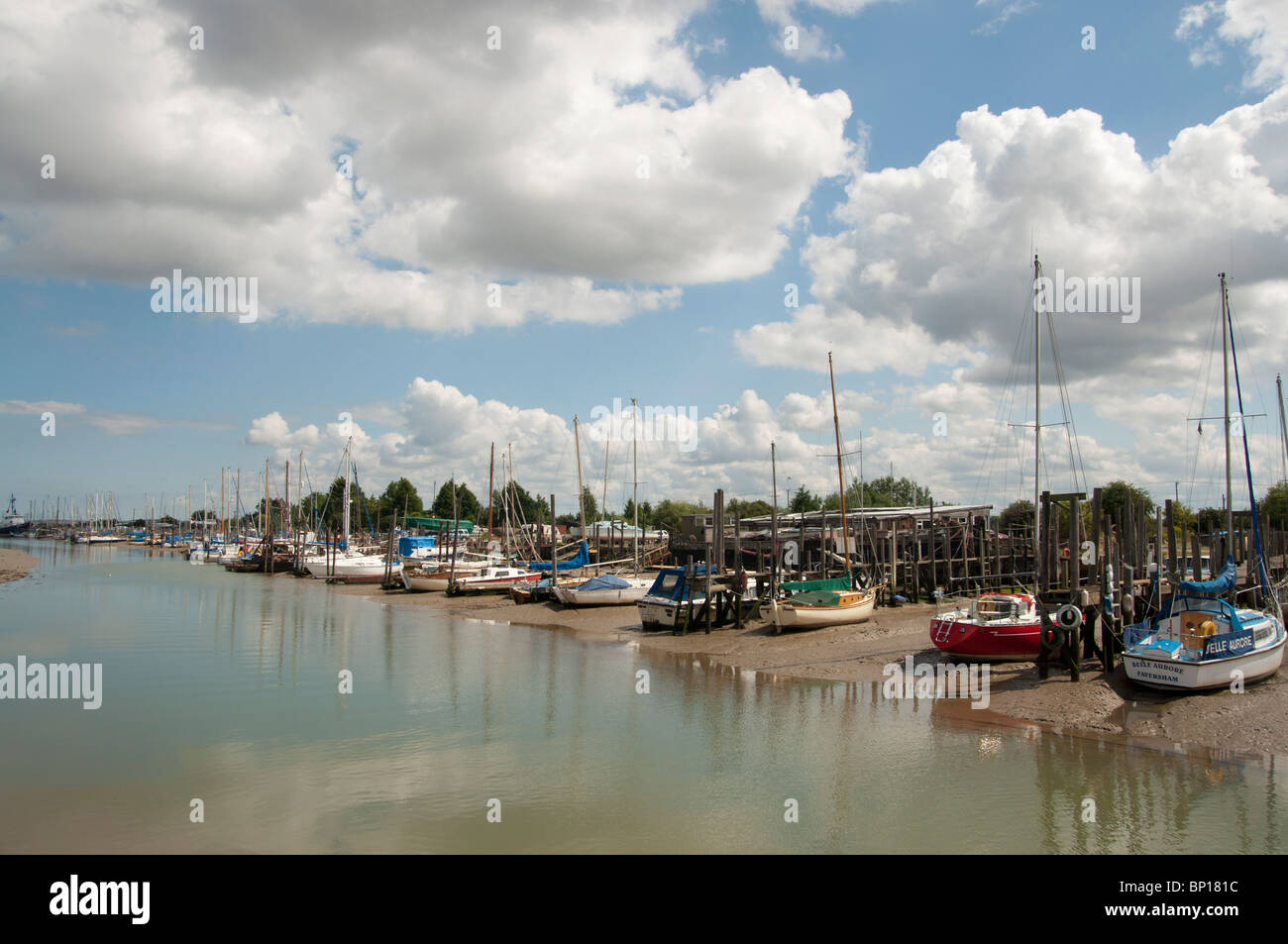 Oare creek Kent england UK Stock Photo - Alamy