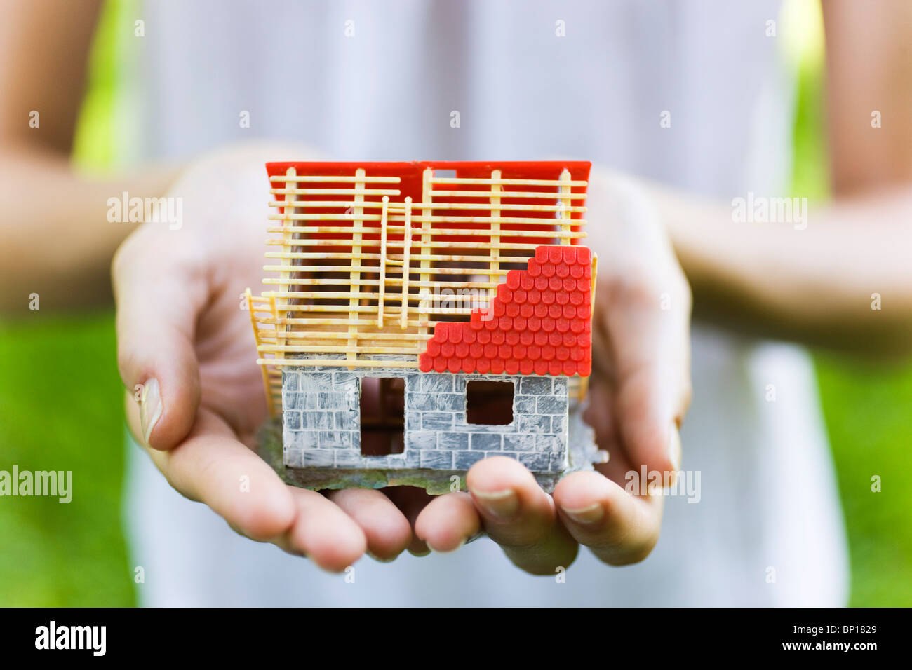 Hand Holding Model House High Resolution Stock Photography and Images ...