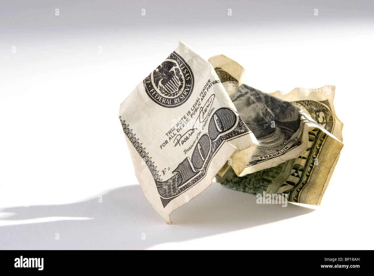 Crumpled banknote hi-res stock photography and images - Alamy