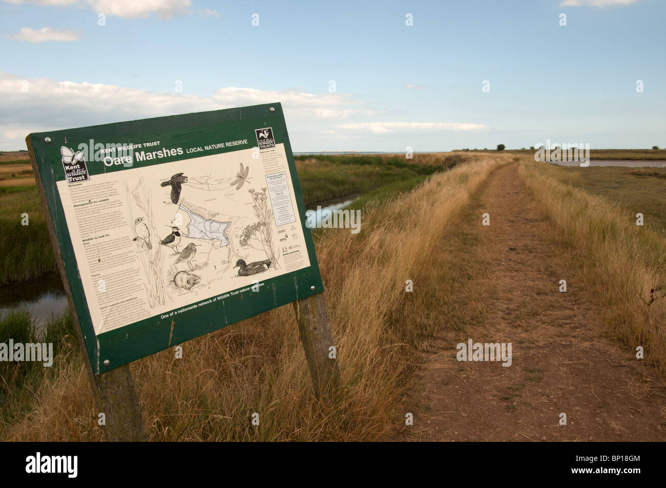 Oare Marshes Oar creek Kent england UK Stock Photo - Alamy