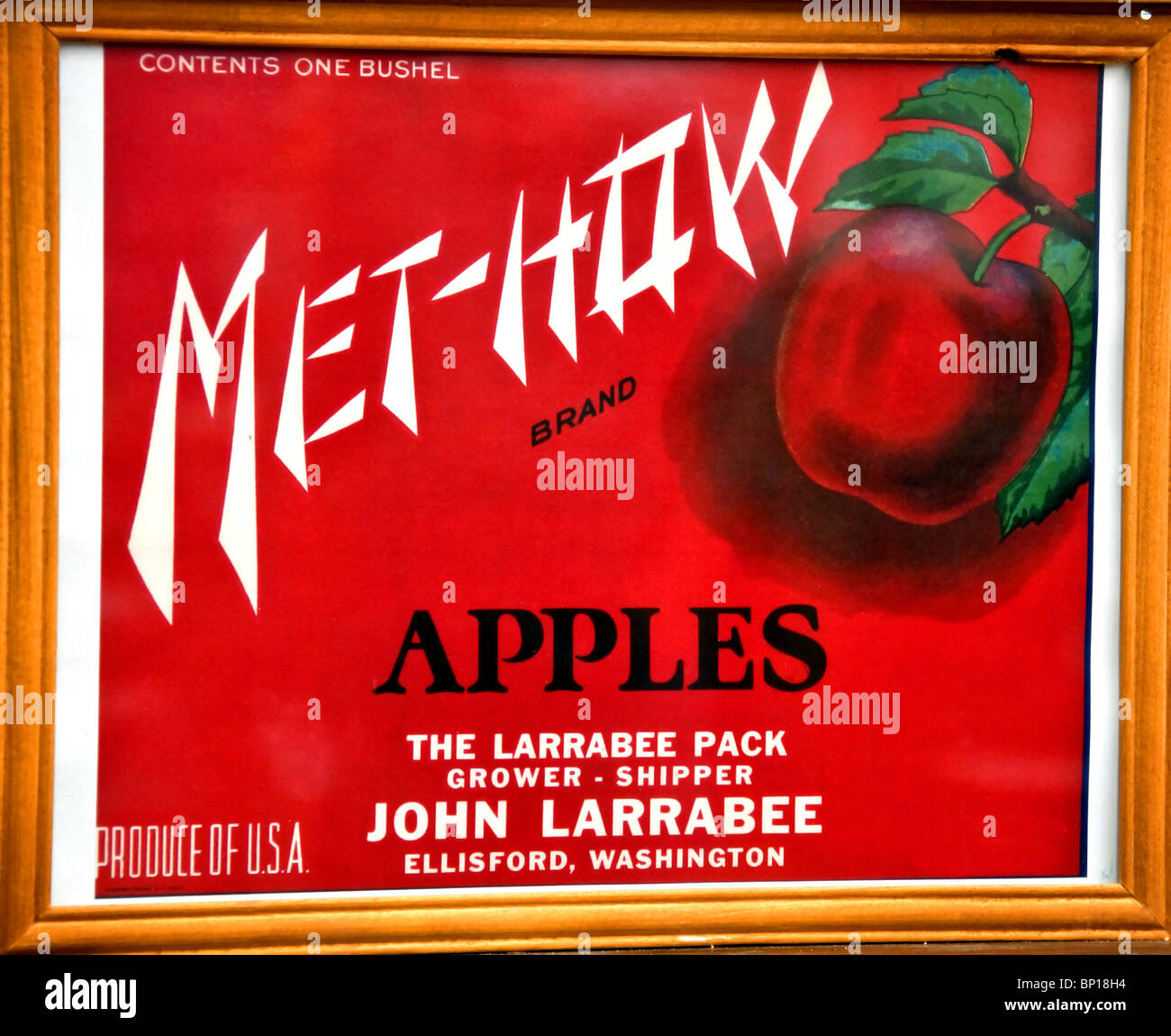 Vintage fruit box crate label hi-res stock photography and images - Alamy