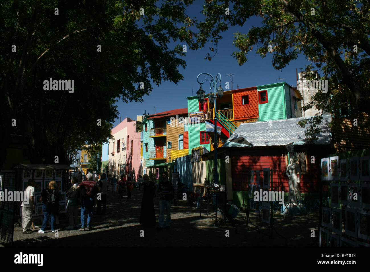 27th March 2010; The colourful houses of the Caminito area of La Boca ...