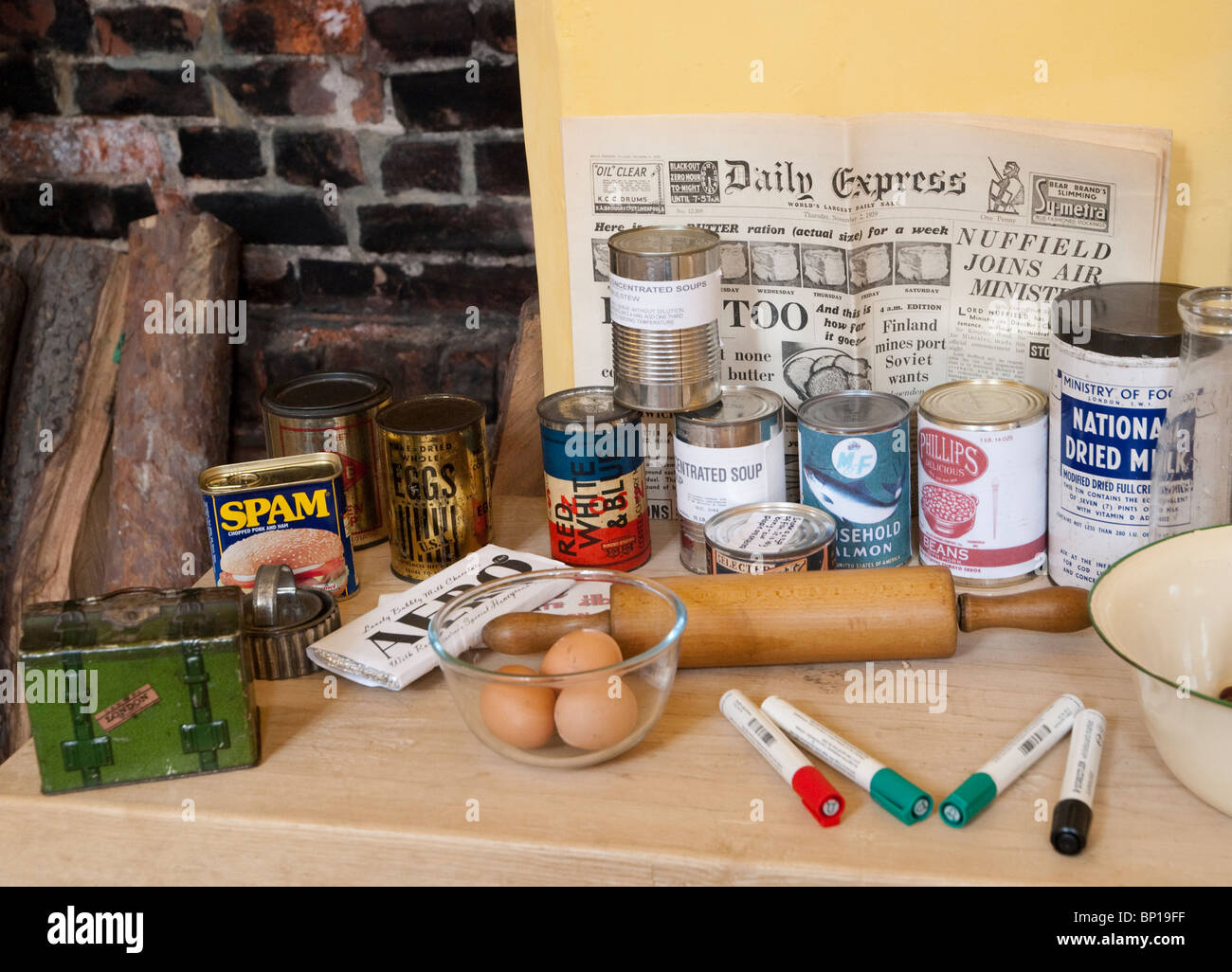 World war two food rations hi-res stock photography and images - Alamy
