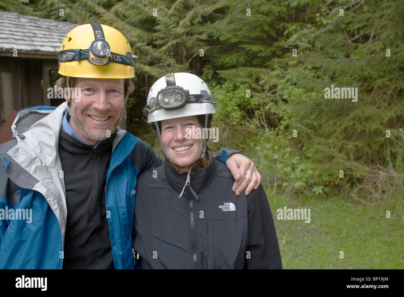 Woman caving spelunking cave hi-res stock photography and images - Alamy