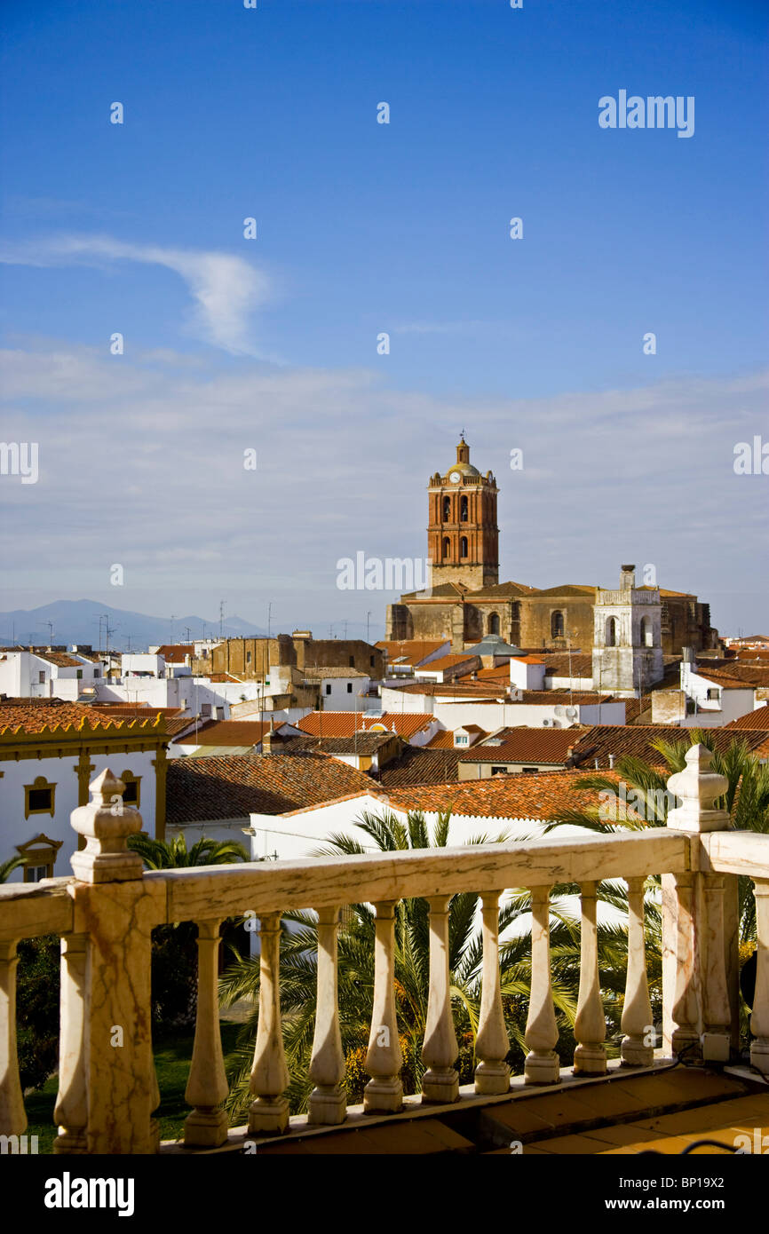 View of Zafra from The Parador Hotel, Extremadura, Spain, Europe Stock ...