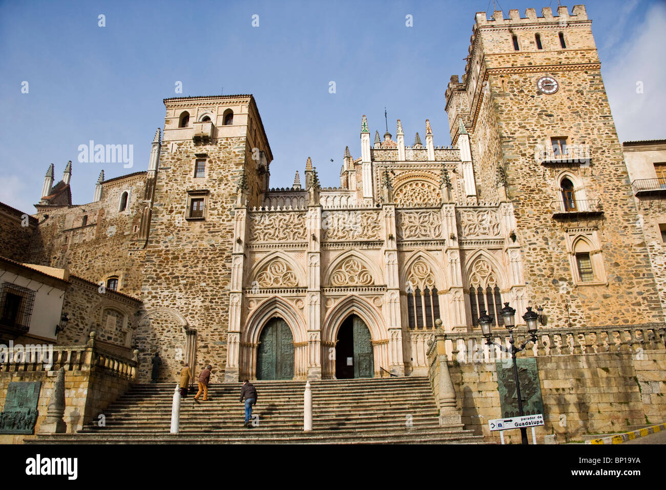 Monastery of Santa Maria de Guadalupe in Guadalupe, Caceres, Spain ...