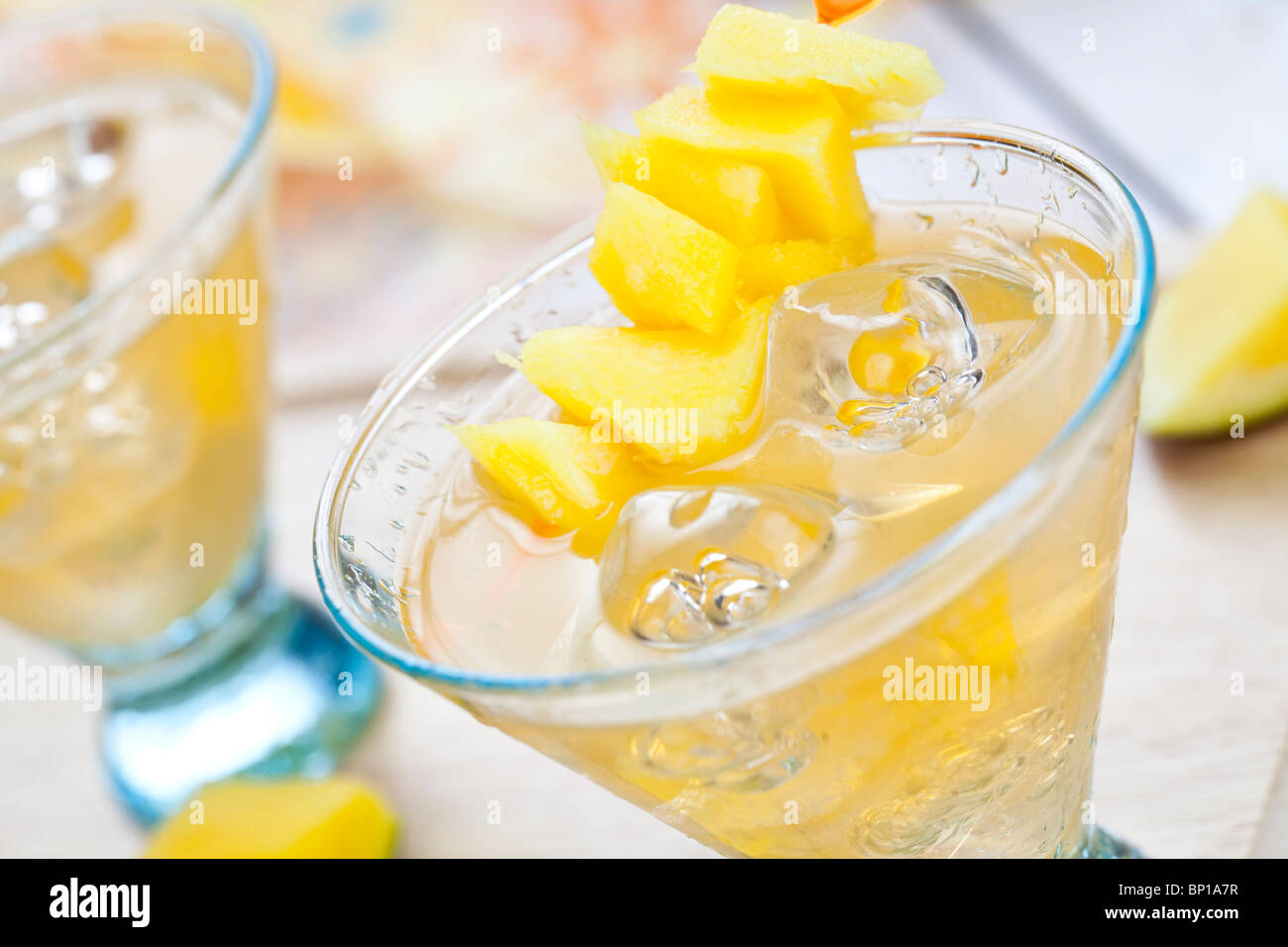 Cocktail mango juice ice cubes hi-res stock photography and images - Alamy