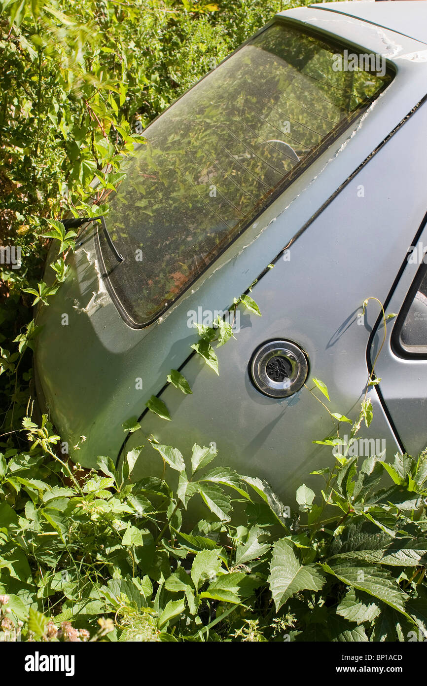 Car wreck landscape hi-res stock photography and images - Alamy