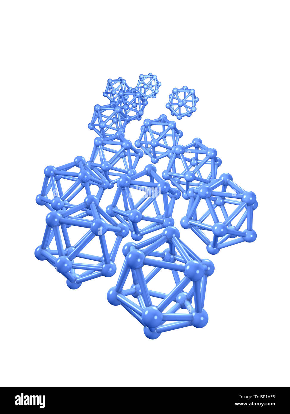 3d image, conceptual nano technology, nano particle Stock Photo - Alamy