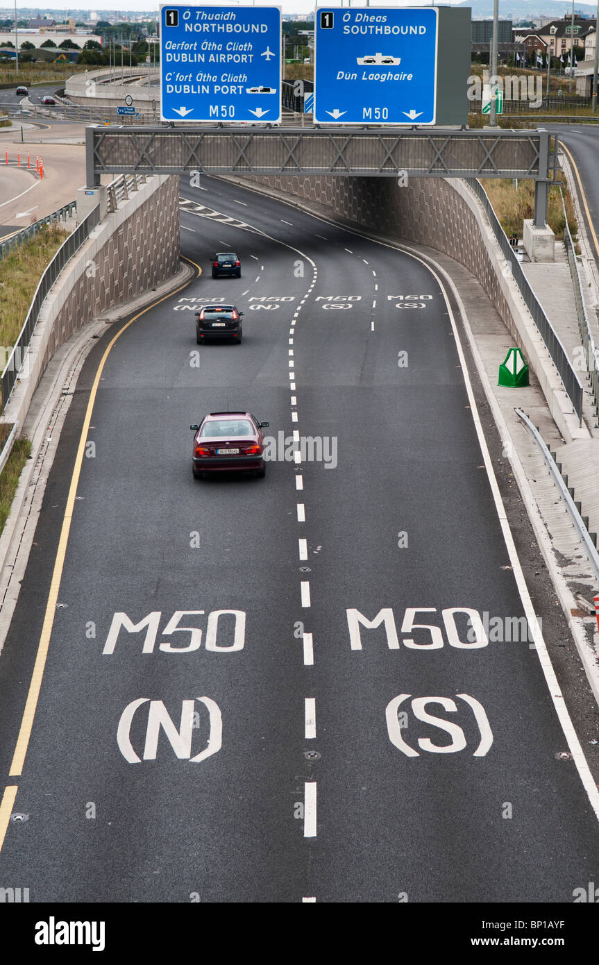 M50 motorway hi-res stock photography and images - Alamy