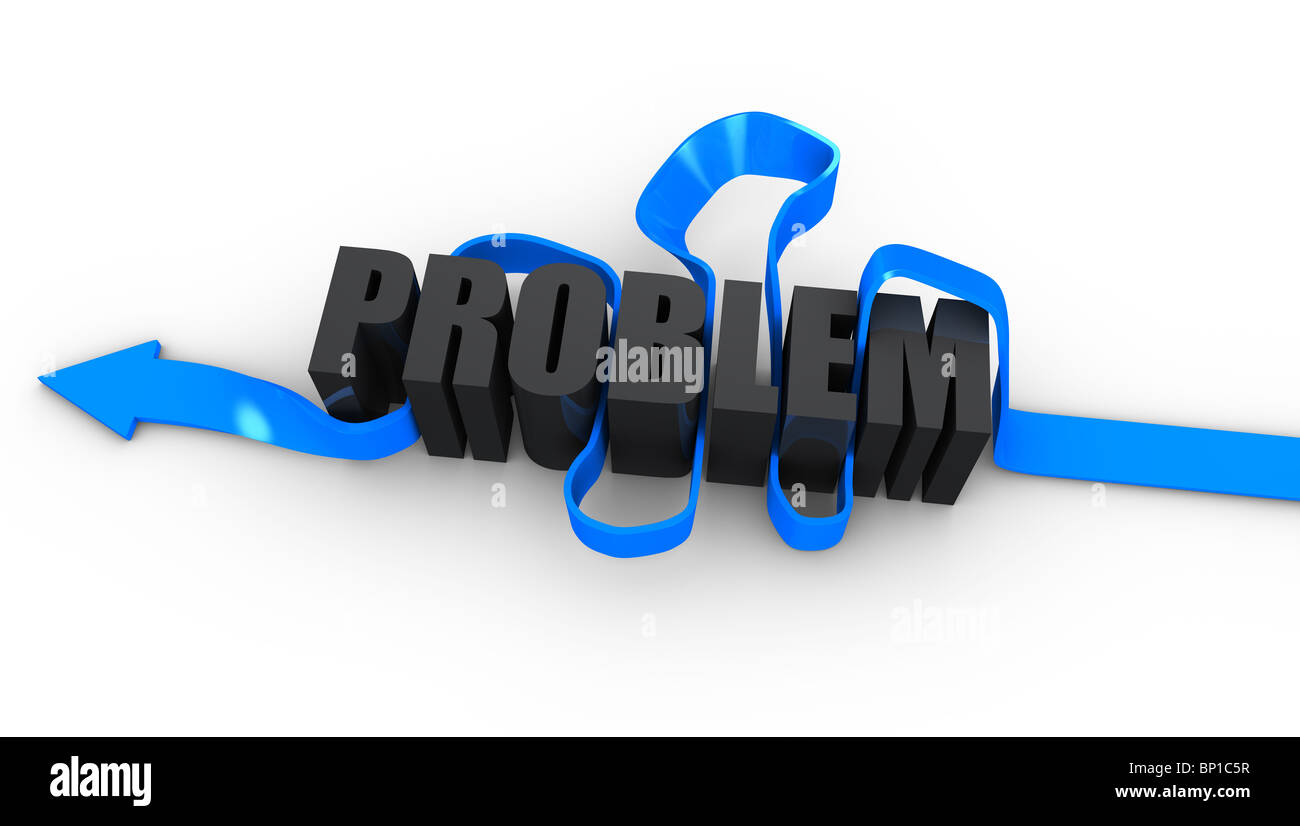 3d image, conceptual problem solving Stock Photo - Alamy
