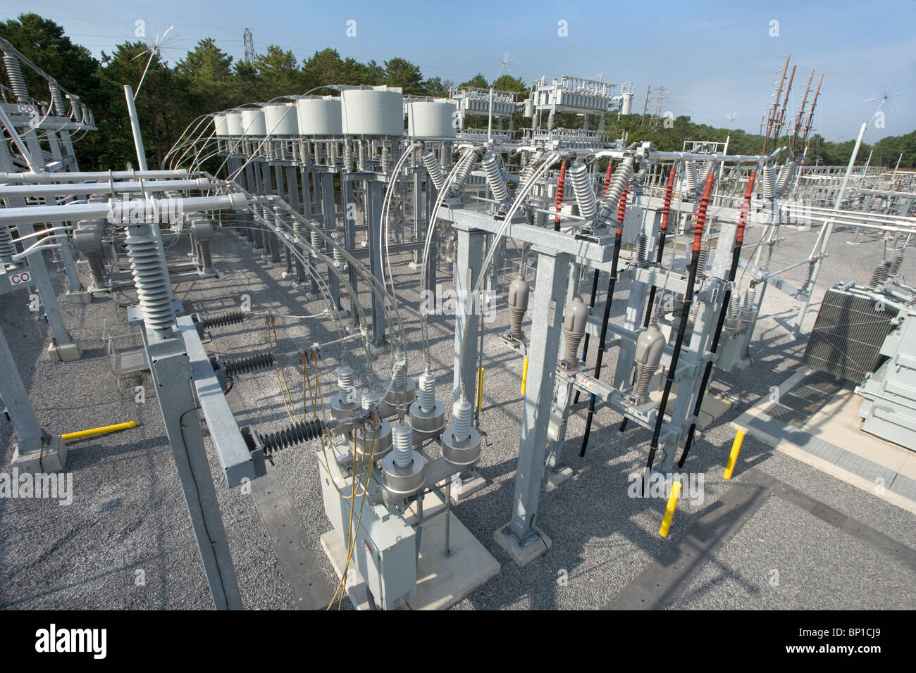 Detail shots taken at a electrical power sub-station Stock Photo - Alamy