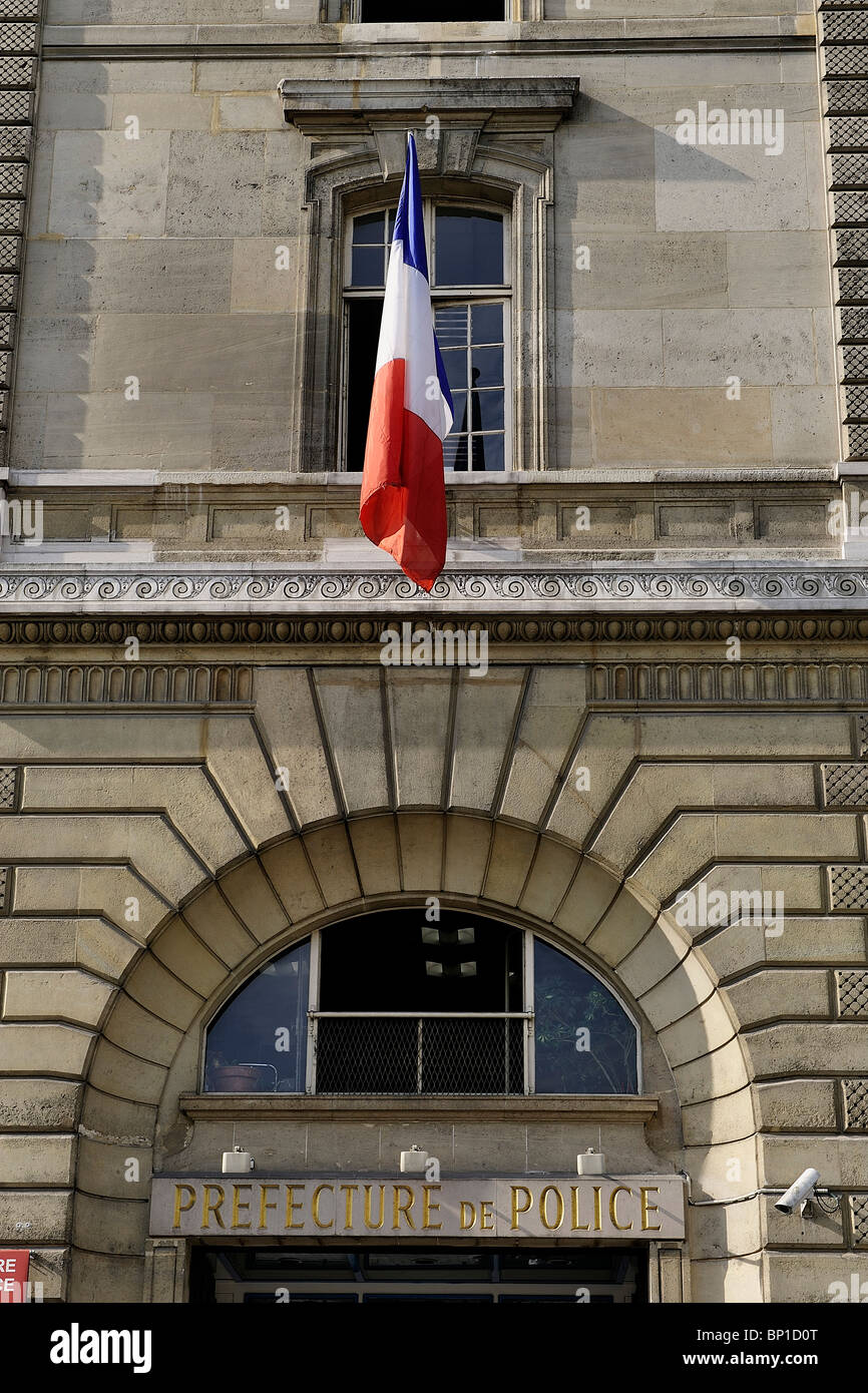 France, Paris, Police Headquarters Stock Photo - Alamy