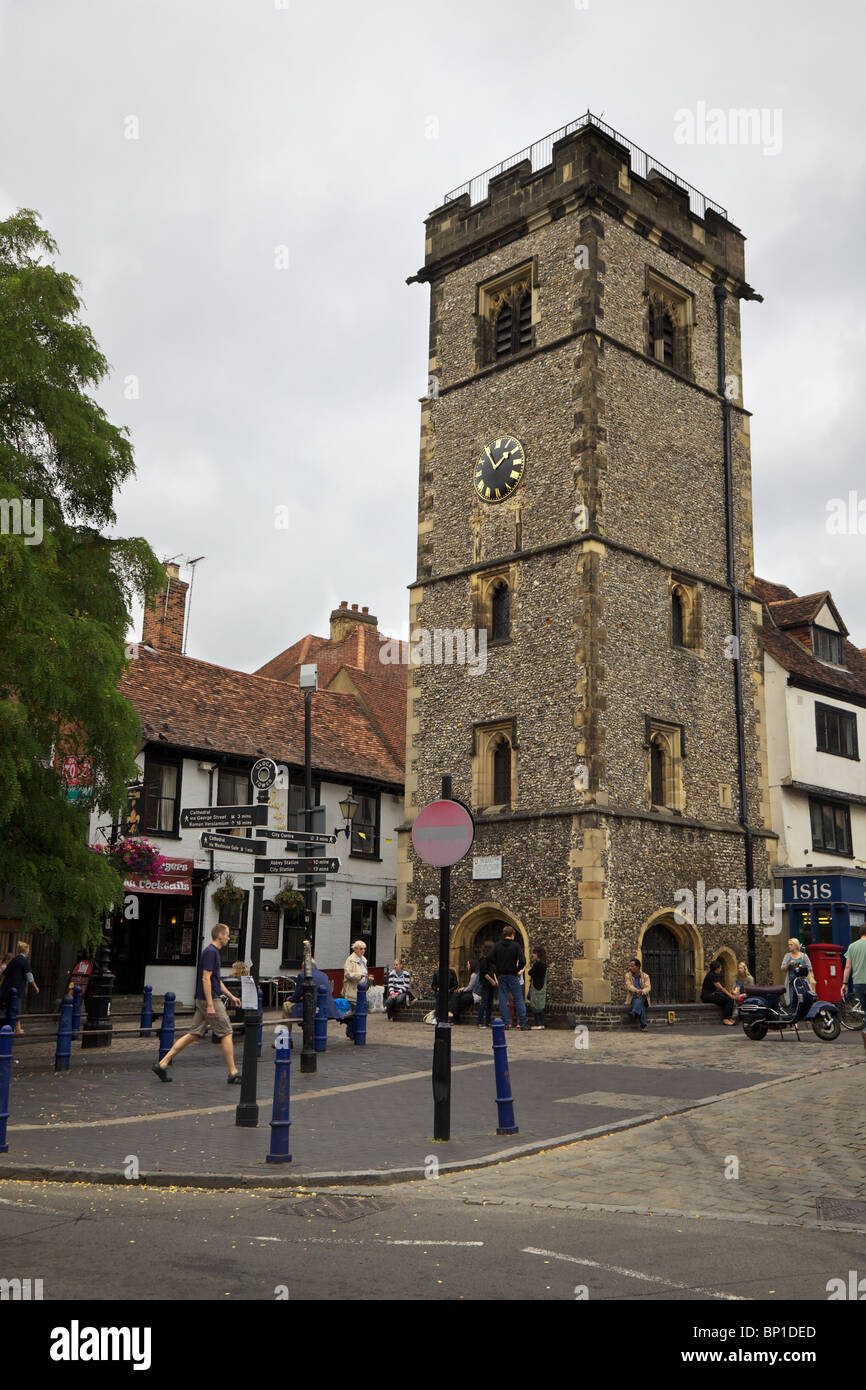 St Albans clock tower, England,erected in 1402-14 Stock Photo - Alamy