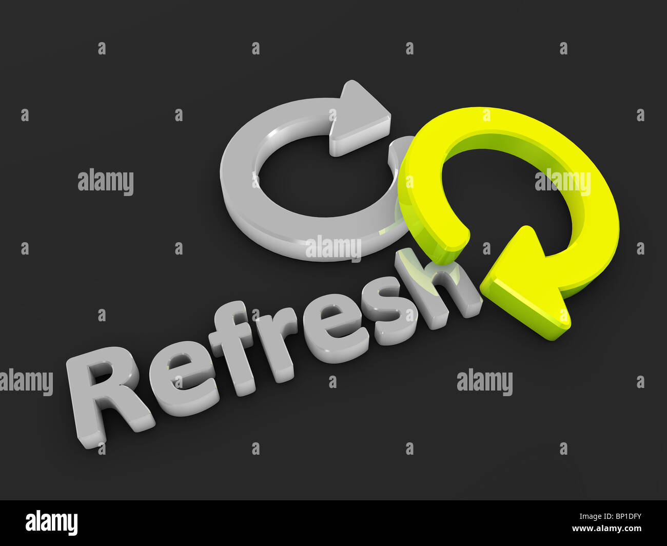 Refresh green Cut Out Stock Images & Pictures - Alamy