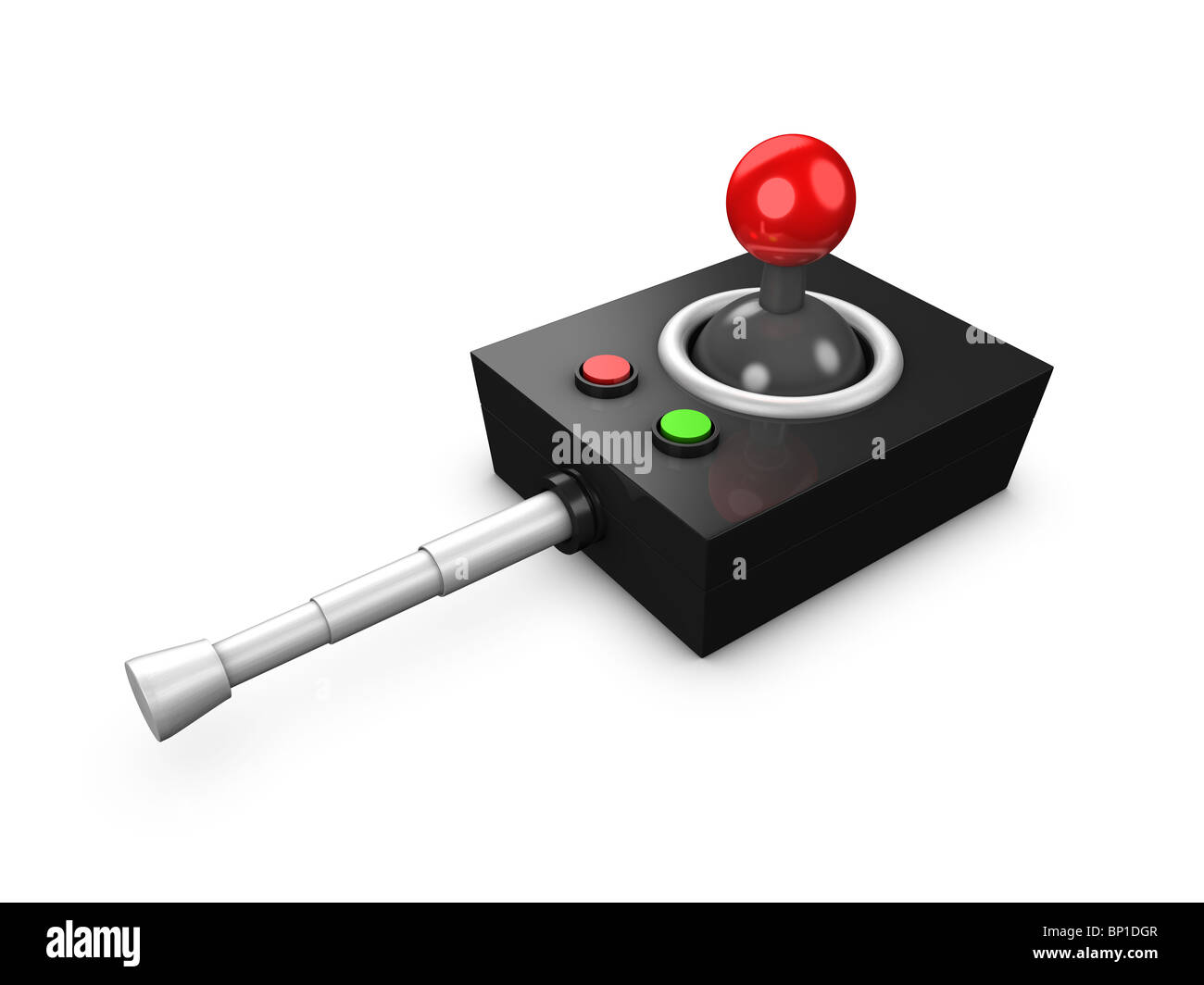 3d image, conceptual - retro remote control Stock Photo - Alamy