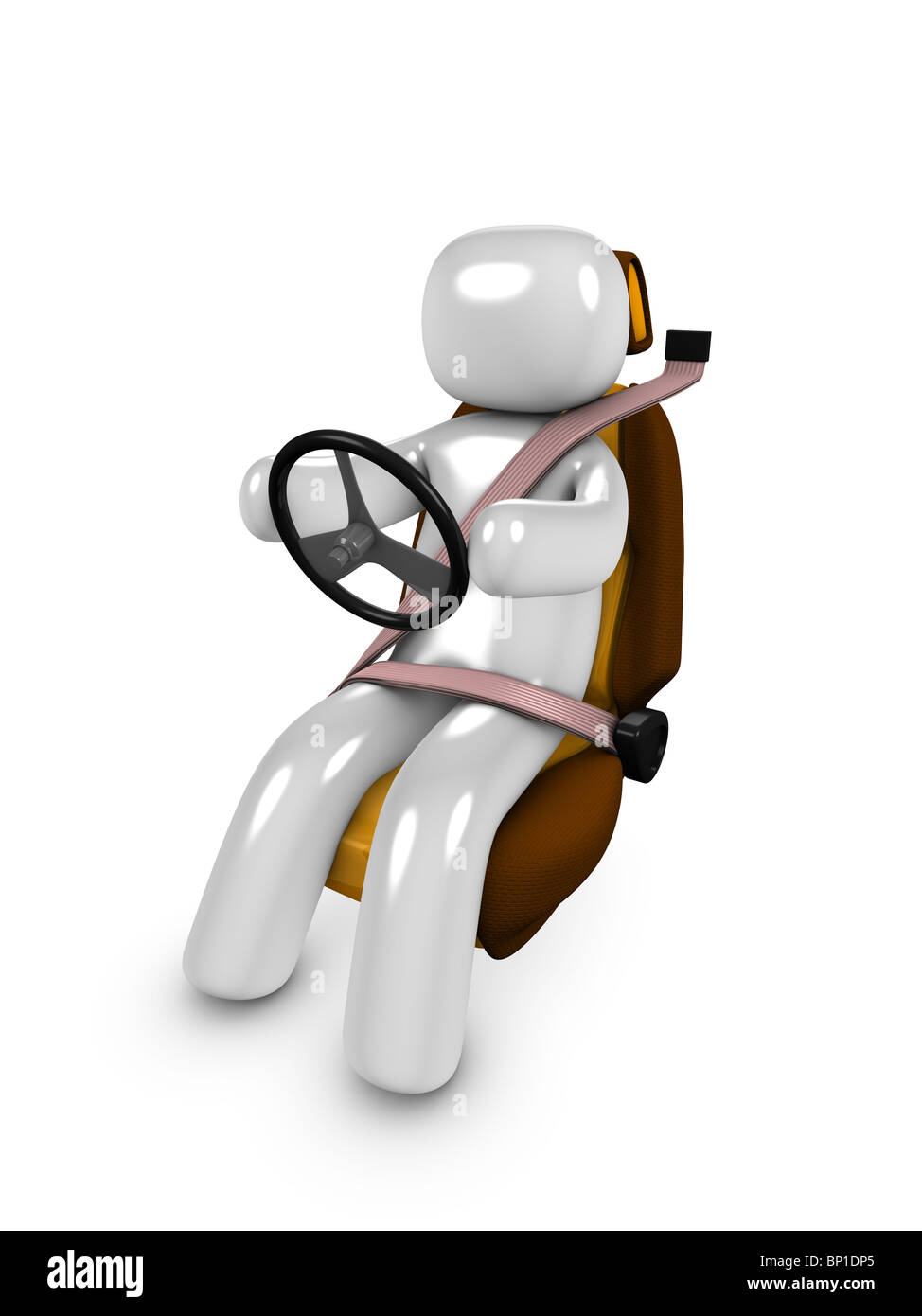 3d image, conceptual driver safety Stock Photo - Alamy