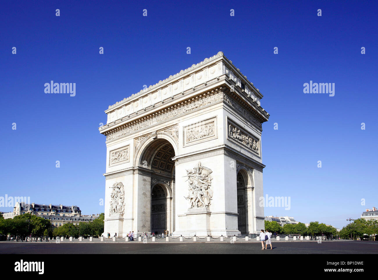 France, Paris, Arch of Triumph Stock Photo - Alamy