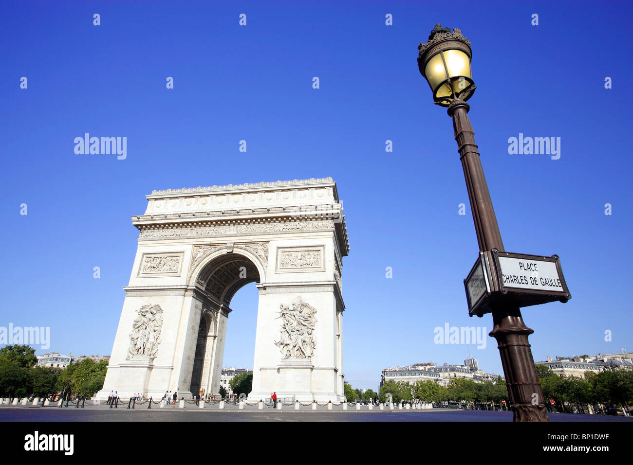 France, Paris, Arch of Triumph Stock Photo - Alamy
