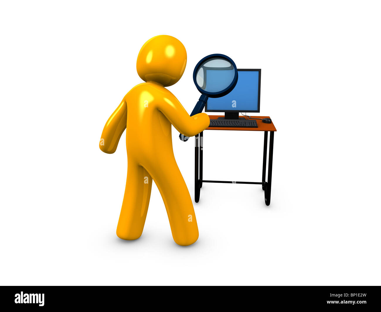 3d image, conceptual Search, examine, investigate Stock Photo - Alamy