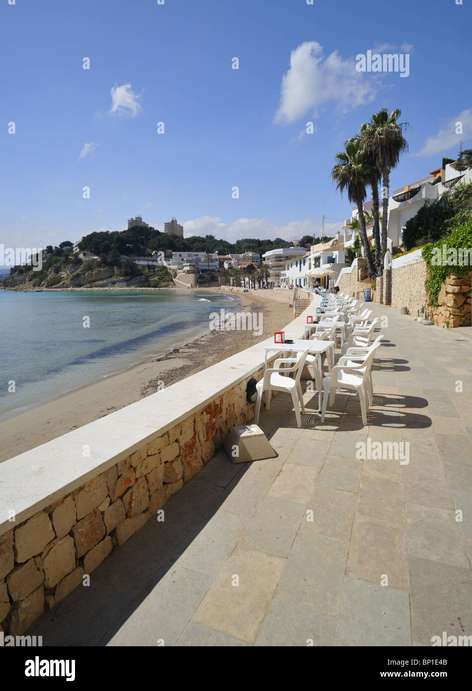 Scenic El Portet Beach of Moraira Stock Photo - Alamy