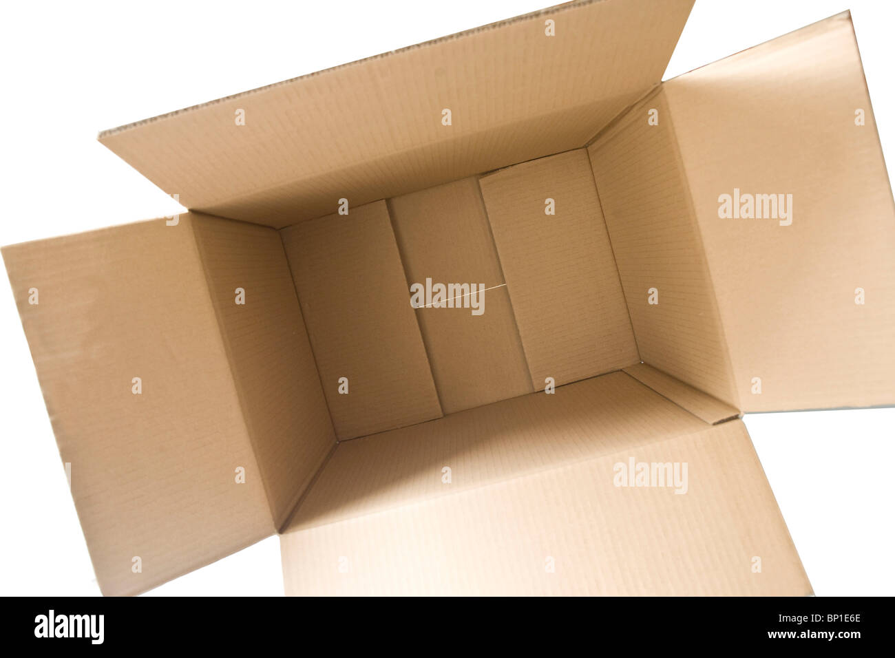 Empty moving box Stock Photo - Alamy
